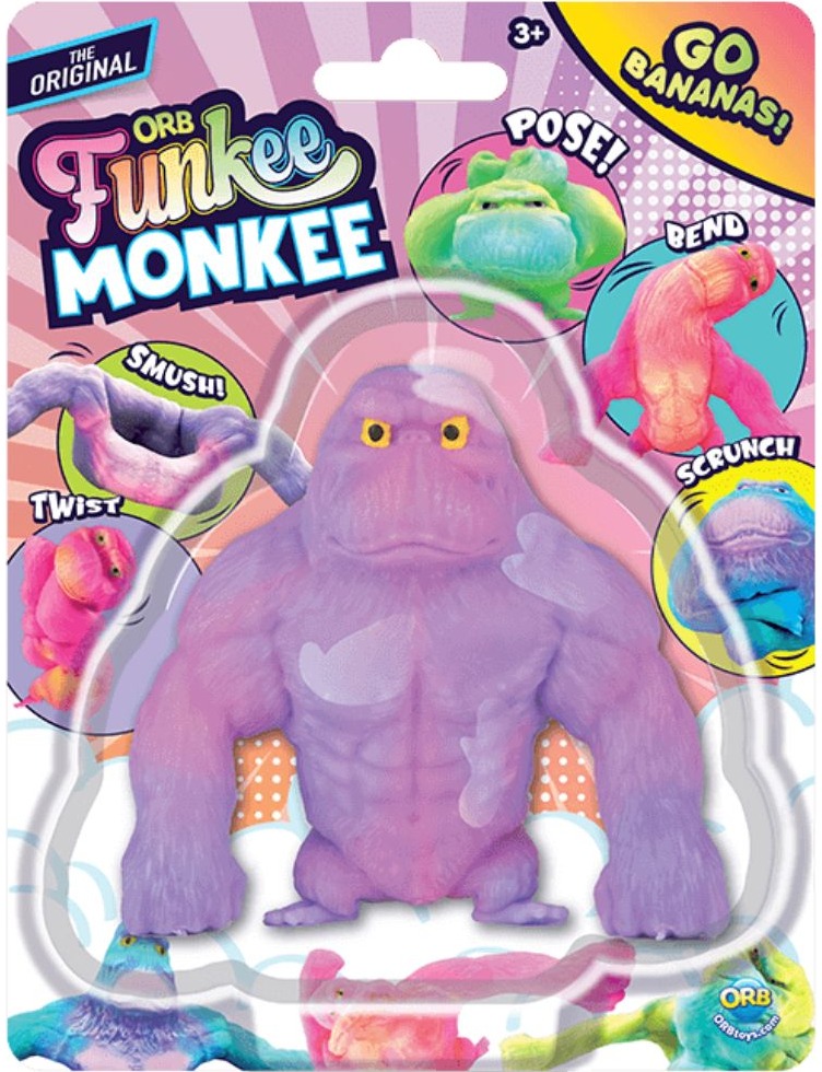 Antistresinis žaislas ORB Funkee Monkee Mega įv. rūšys, 1 vnt. | Pegasas