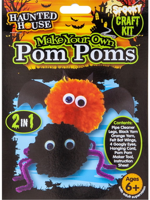 Kūrybinis rinkinys POM POM šikšnosparnis ir voras 2 IN 1 | Pegasas