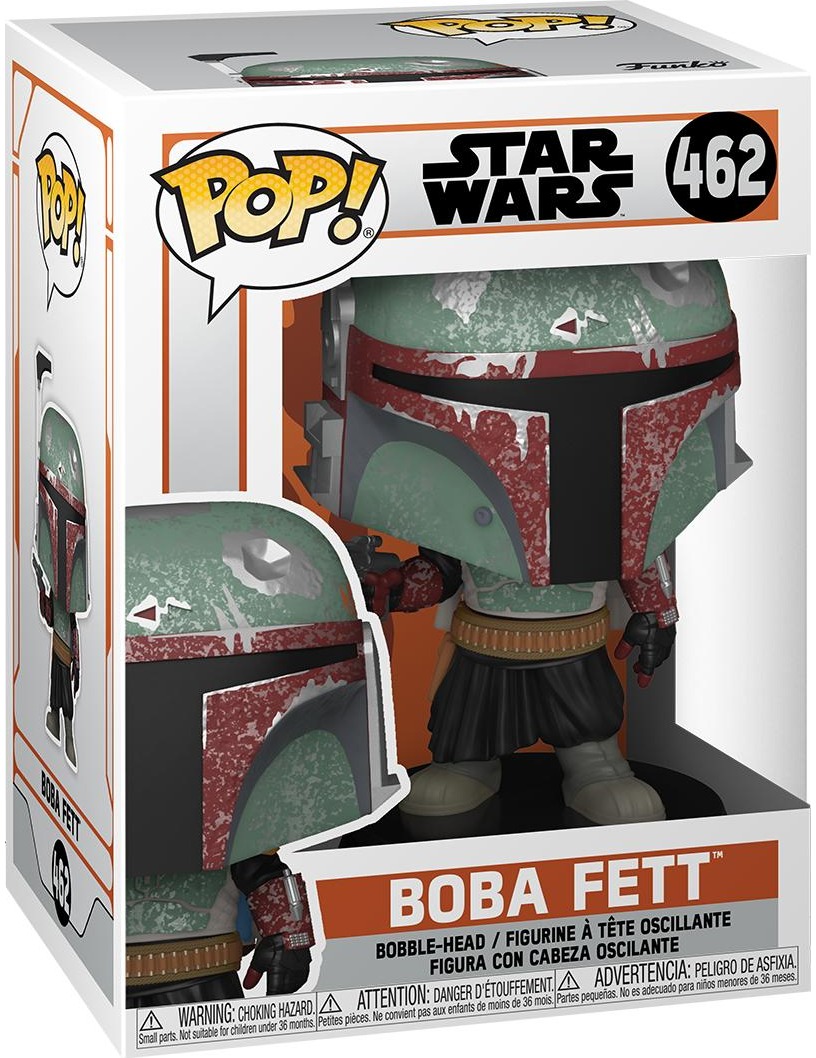 FUNKO POP! Vinilinė figūrėlė STAR WARS: BOBA FETT, 13 cm | Pegasas