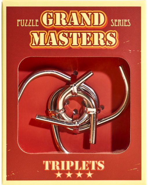 Galvosūkis EUREKA Grand Master Puzzle Triplets**** (Red) | Pegasas