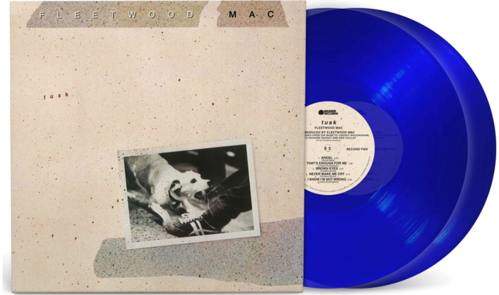 Fleetwood Mac: Tusk Blue vinyl album 2LP (Limited) | Pegasas