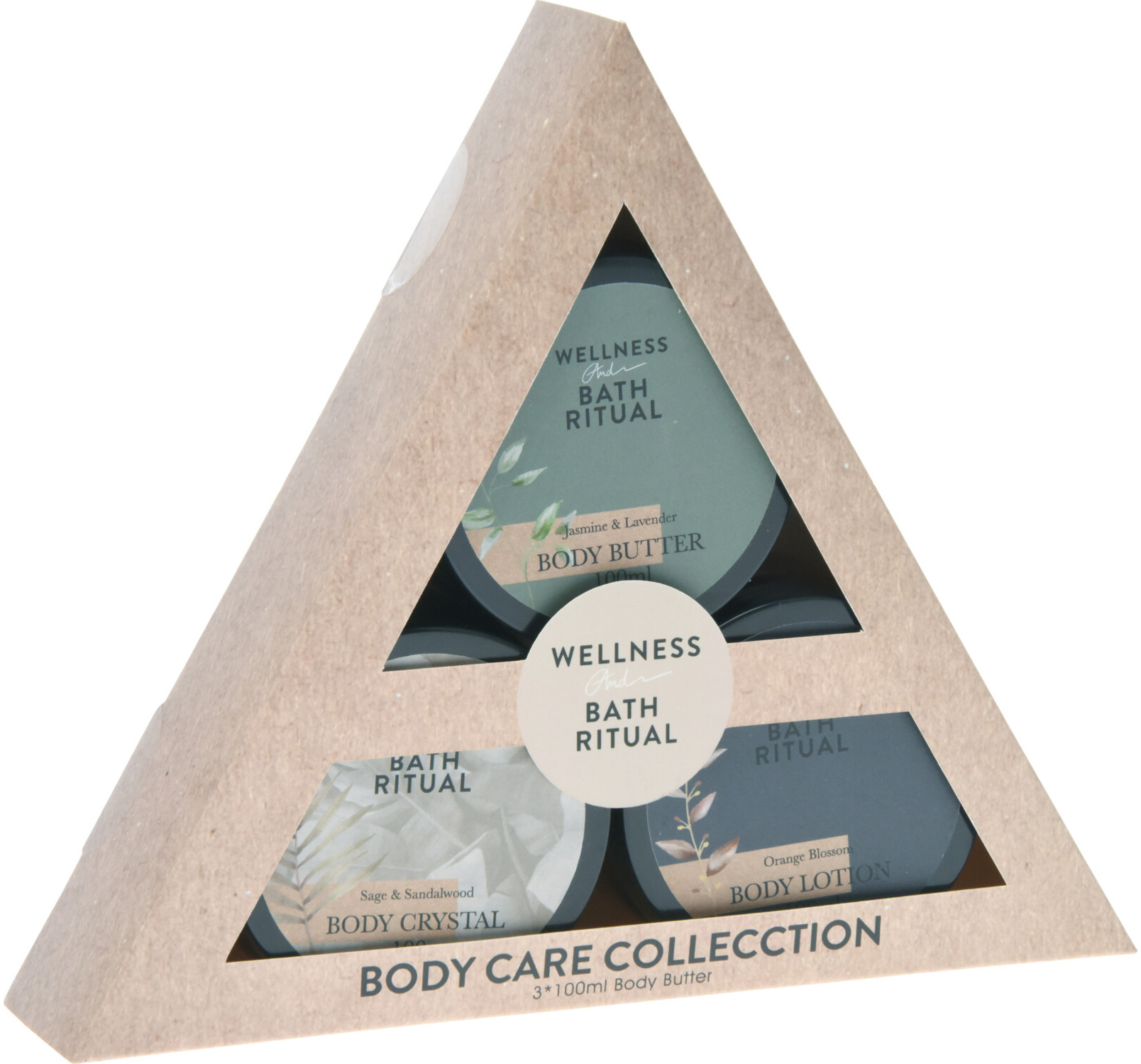 Kūno priežiūros rinkinys RITUAL (kūno sviestas), 3x100 ml | Pegasas