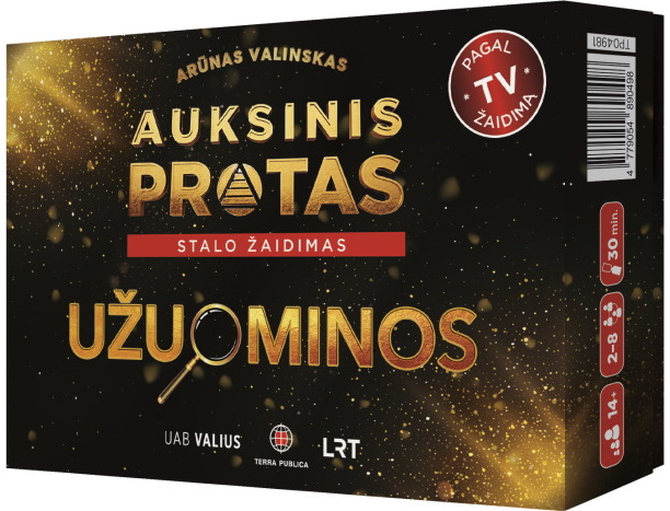 Stalo žaidimas AUKSINIS PROTAS. Užuominos | Pegasas
