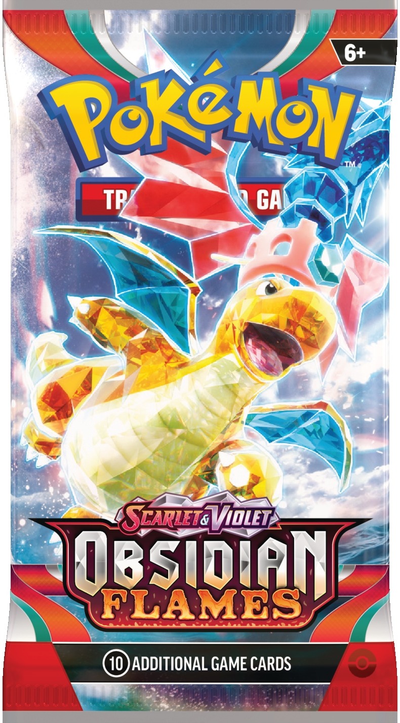 Kortelės Pokémon TCG: Scarlet & Violet 3 - Obsidian Flames Booster pack ...