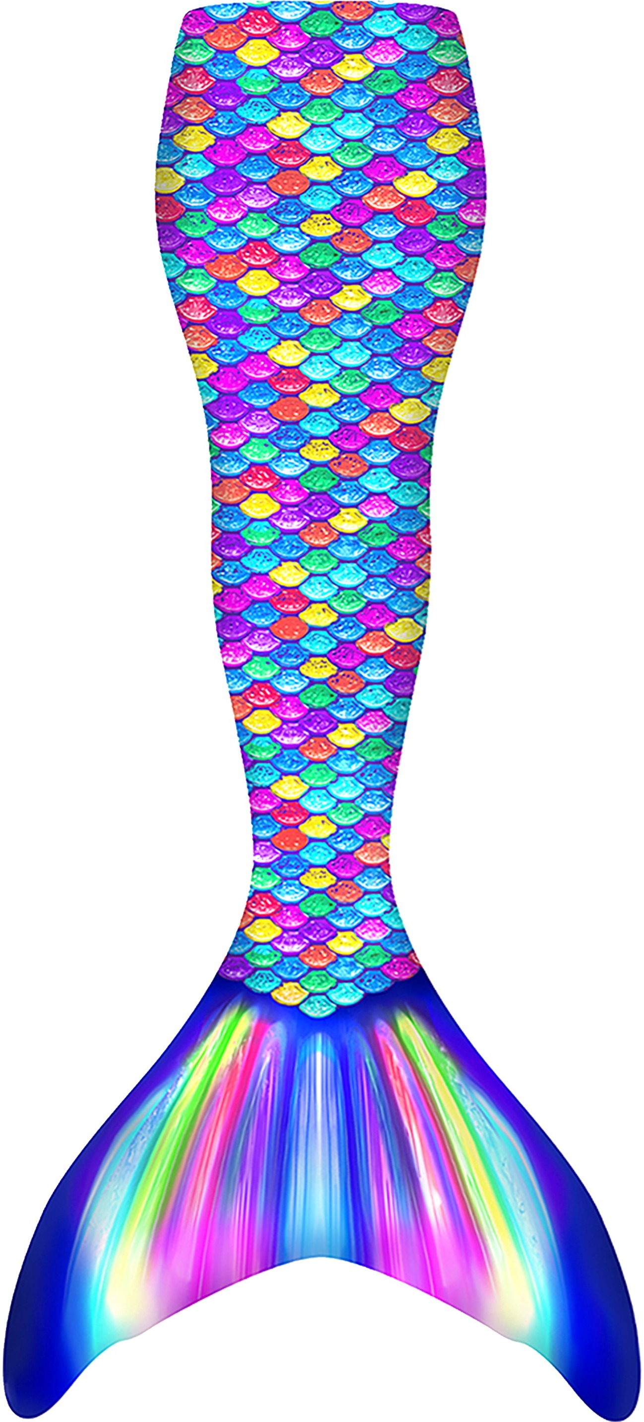 Undinės uodega su ląstu FIN FUN MERMAIDENS RAINBOW Youth S/M, 116 - 140 ...