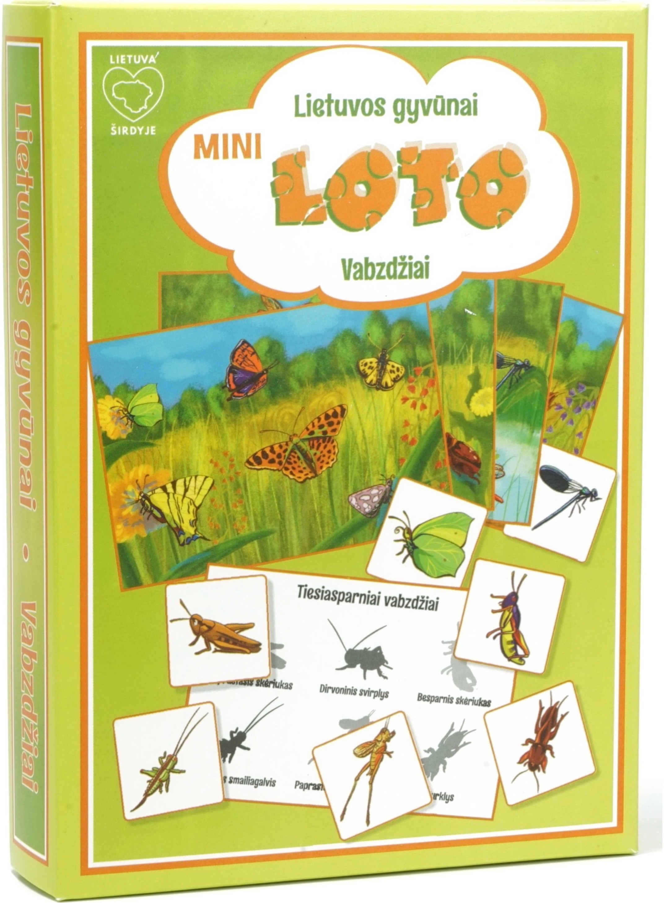 Stalo žaidimas MINI LOTO VABZDŽIAI | Pegasas