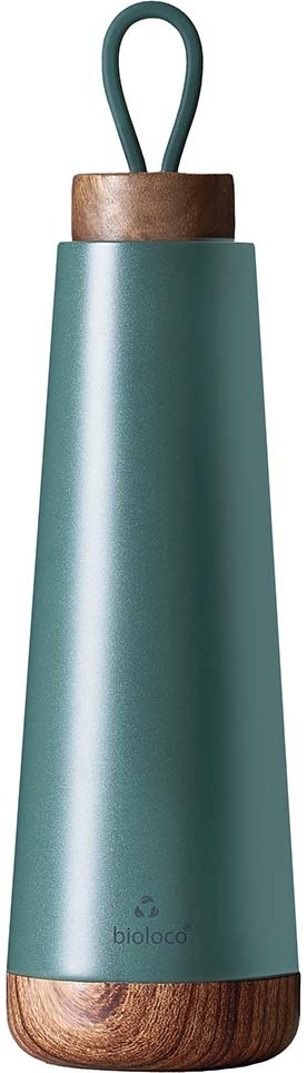 Nerūdijančio plieno termo gertuvė BIOLOCO LOOP DARK SAGE, 500 ml | Pegasas