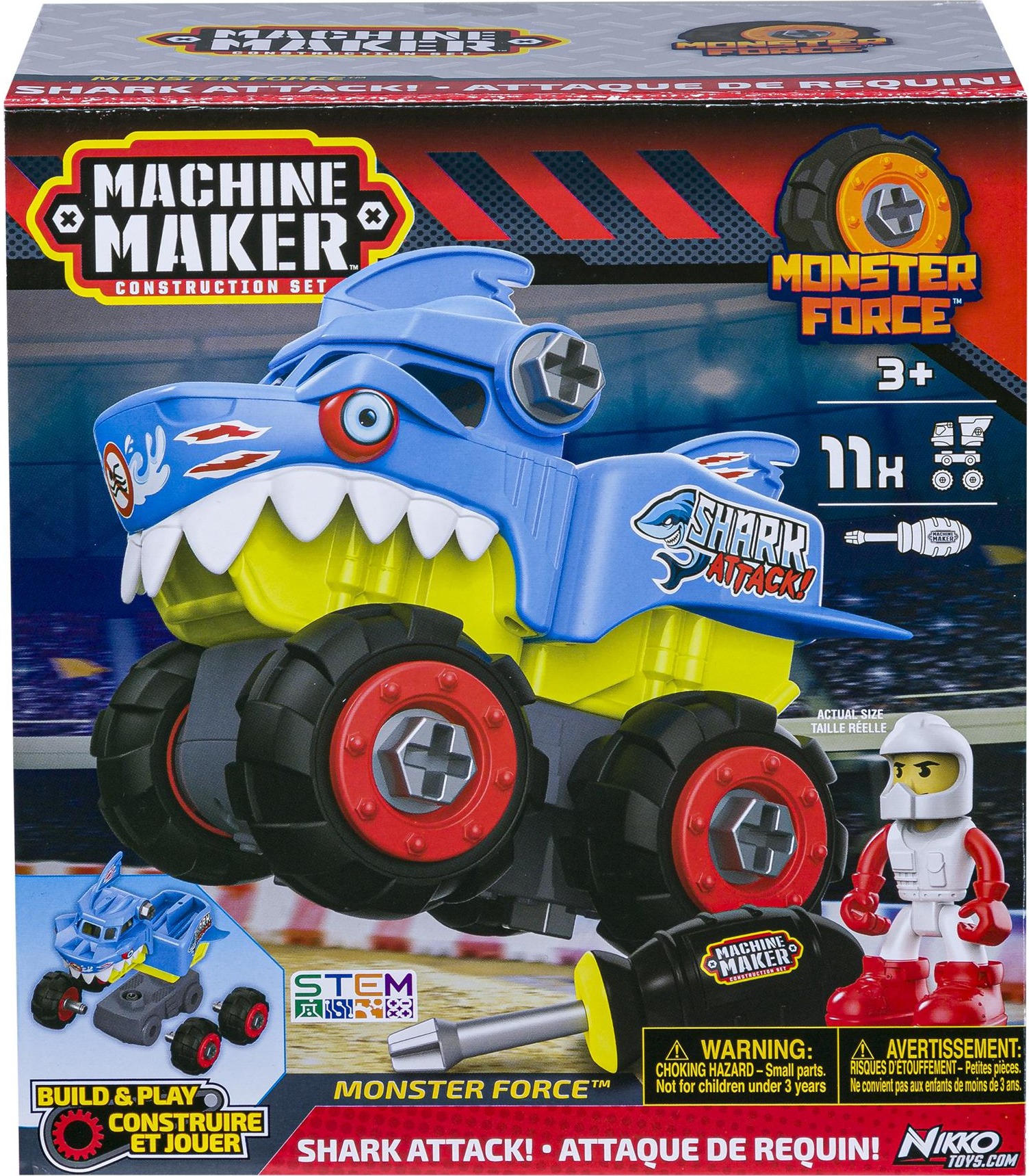 NIKKO MACHINE MAKER Konstruktorius „Džipas monstras“ | Pegasas