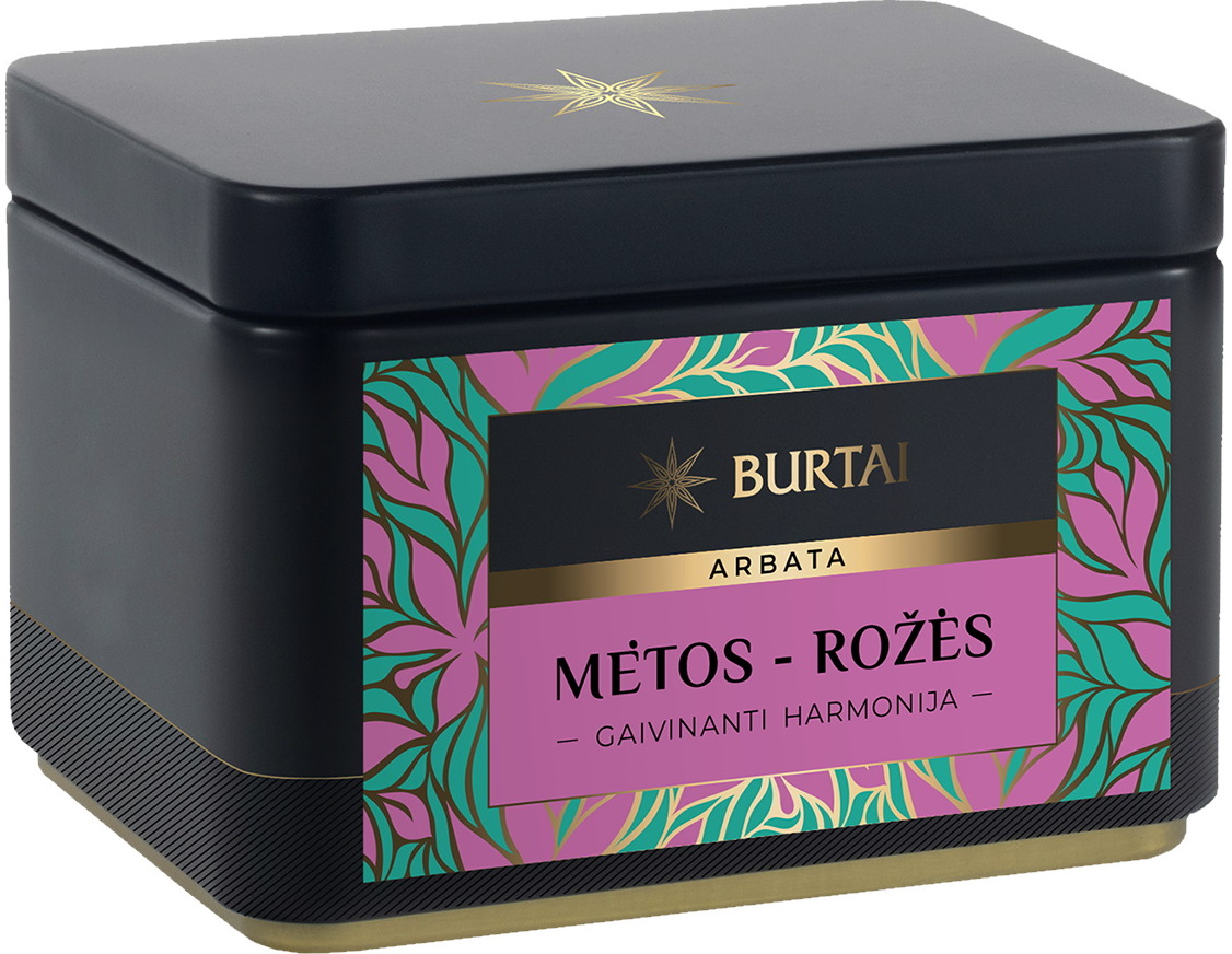 Arbata BURTAI pipirmėtės ir rožių arbata 20 g. | Pegasas