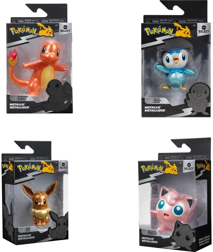 POKEMON Select True-Color Metallic Battle figūrėlė, 7,5 cm | Pegasas