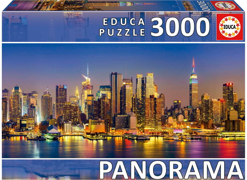 Dėlionė EDUCA 3000 New York Skyline “Panorama” | Pegasas