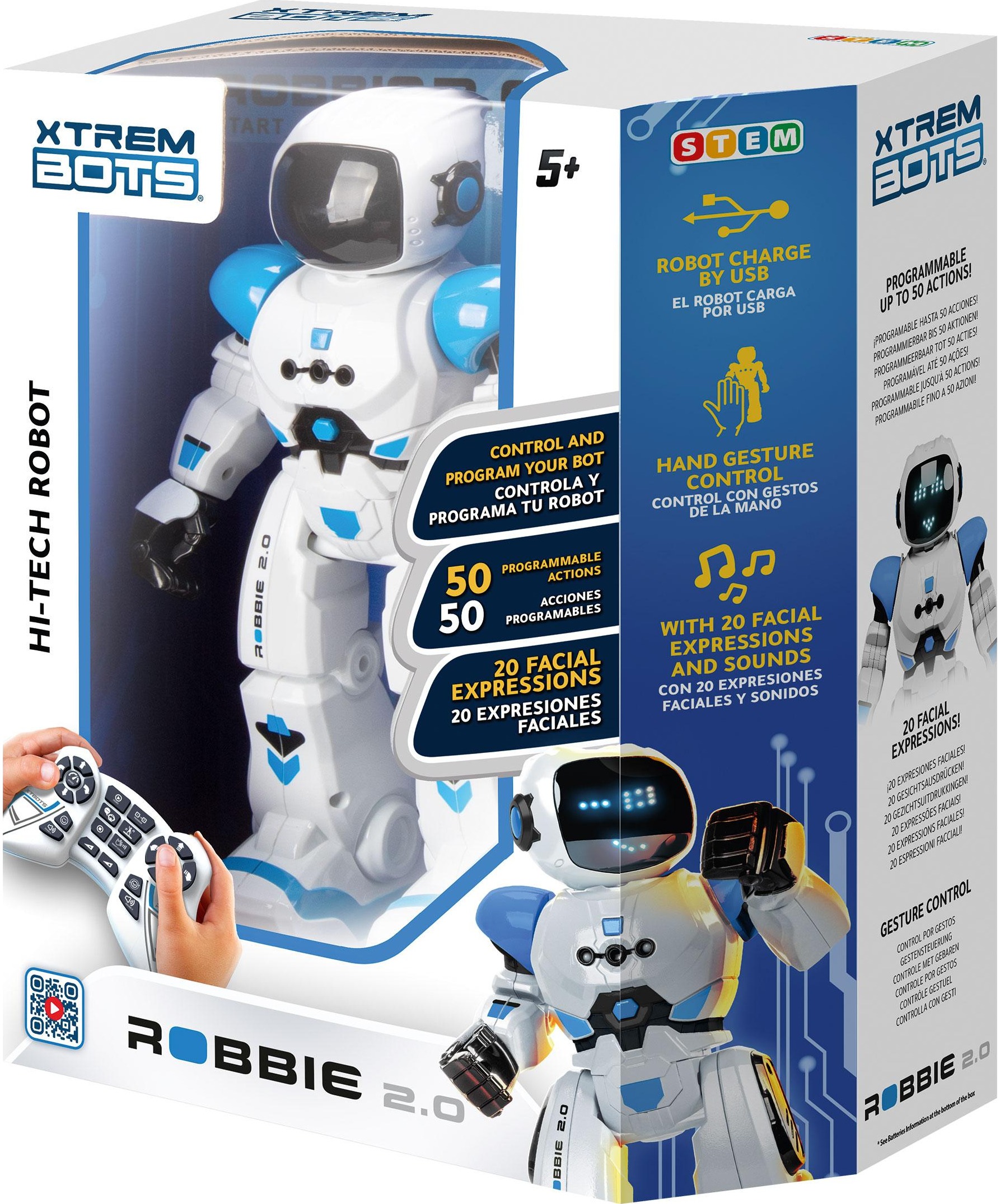 XTREM BOTS Robotas ROBBIE 2.0