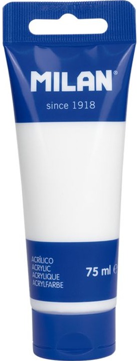 Akriliniai dažai MILAN ARCTIC WHITE, 75 ml | Pegasas