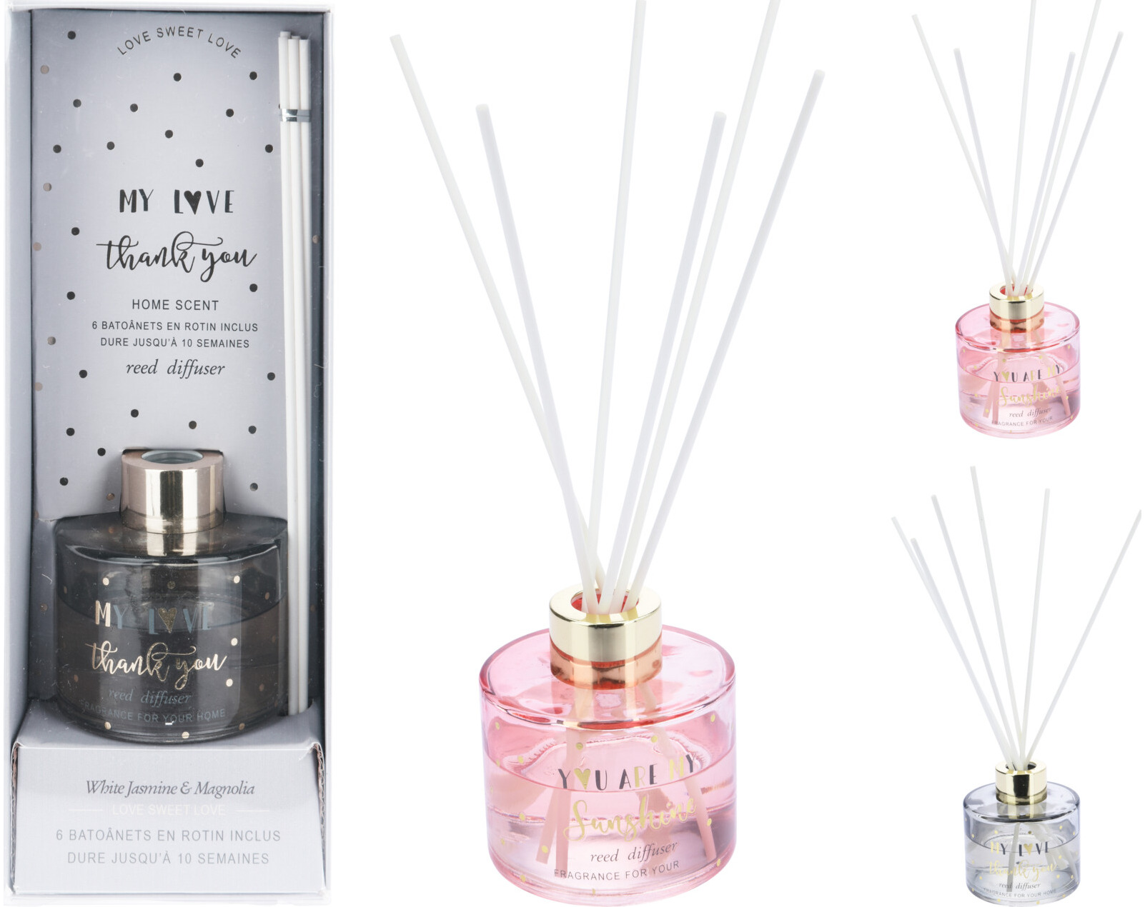 Namų kvapas ROSE/WHITE, įv.rūšys, 80 ml | Pegasas