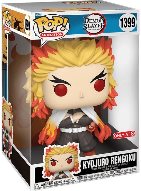 FUNKO POP! Jumbo Vinilinė figūrėlė: Demon Slayer - Rengoku | Pegasas