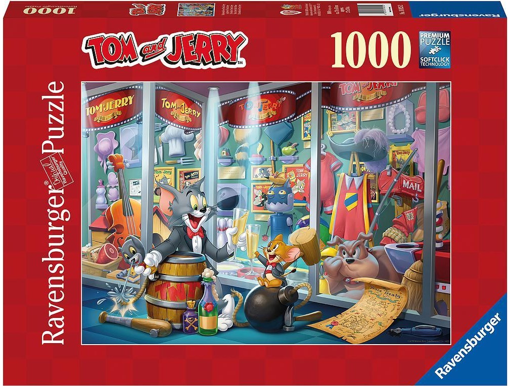 Dėlionė RAVENSBURGER Tom & Jerry 1000 det. | Pegasas
