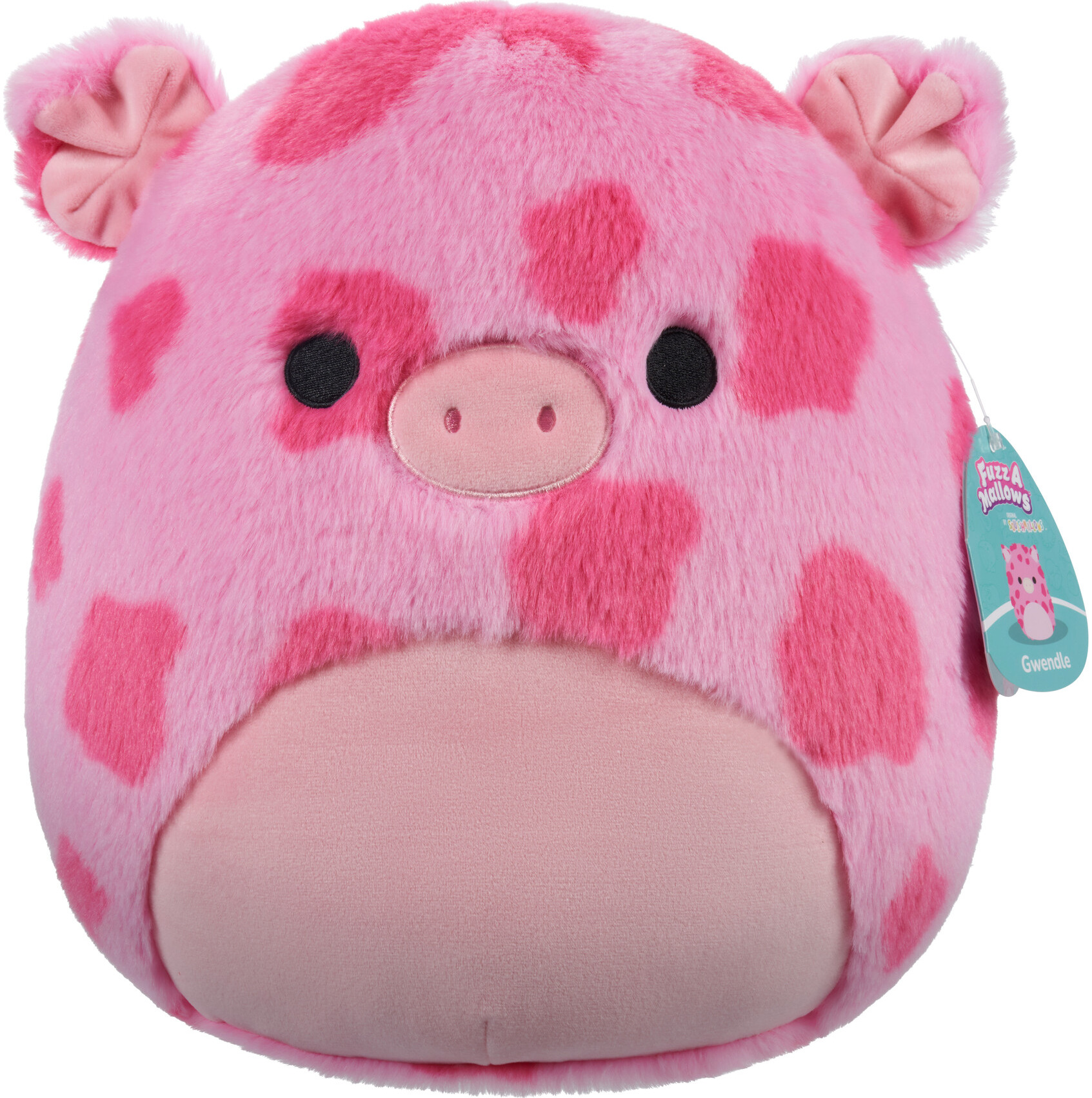 Pliušinis žaislas SQUISMALLOWS FUZZ-A-MALLOWS 30cm. Gwnedle - Pink ...