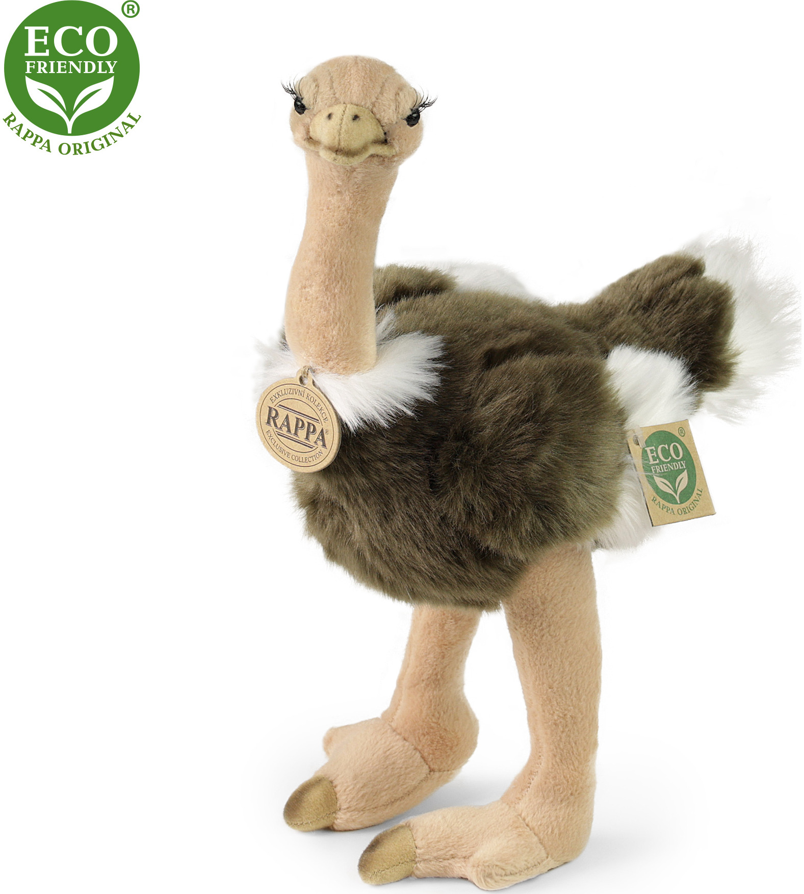 Pliušinis žaislas strutis 32 cm ECO-FRIENDLY | Pegasas