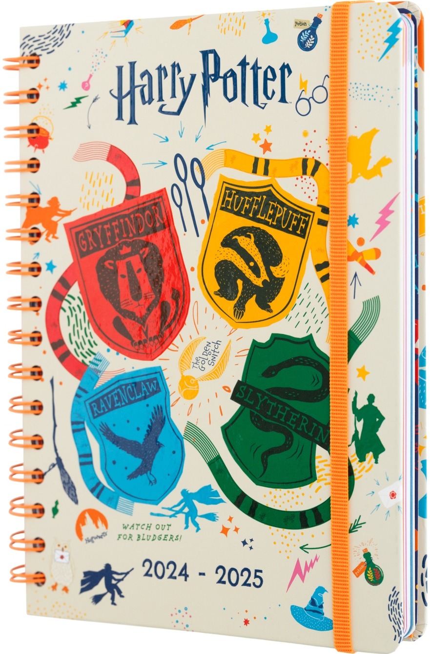 Mokslo kalendorius HARRY POTTER 2024/2025 A5 savaitė atvarte 12 mėn ...