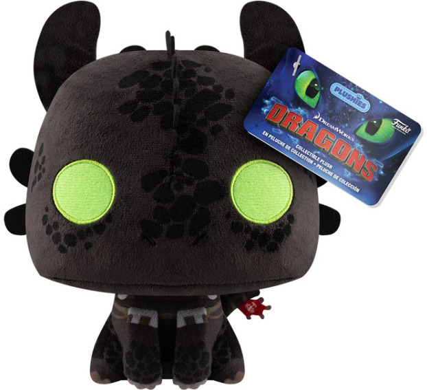 Pliušinis žaislas FUNKO HTTYD Toothless 18cm. | Pegasas
