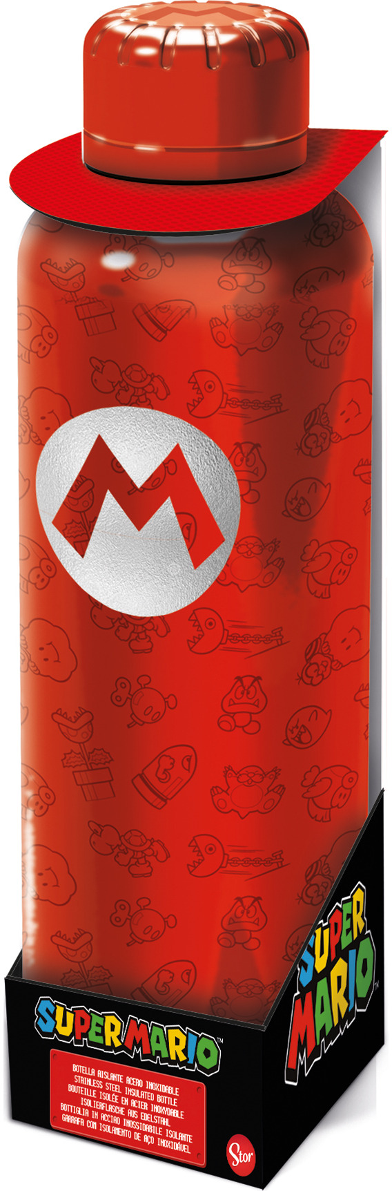 Nerūdijančio plieno gertuvė STOR SUPER MARIO, 515 ml | Pegasas