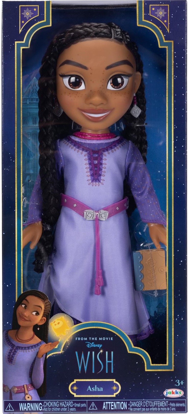 DISNEY PRINCESS WISH Lėlė ASHA | Pegasas