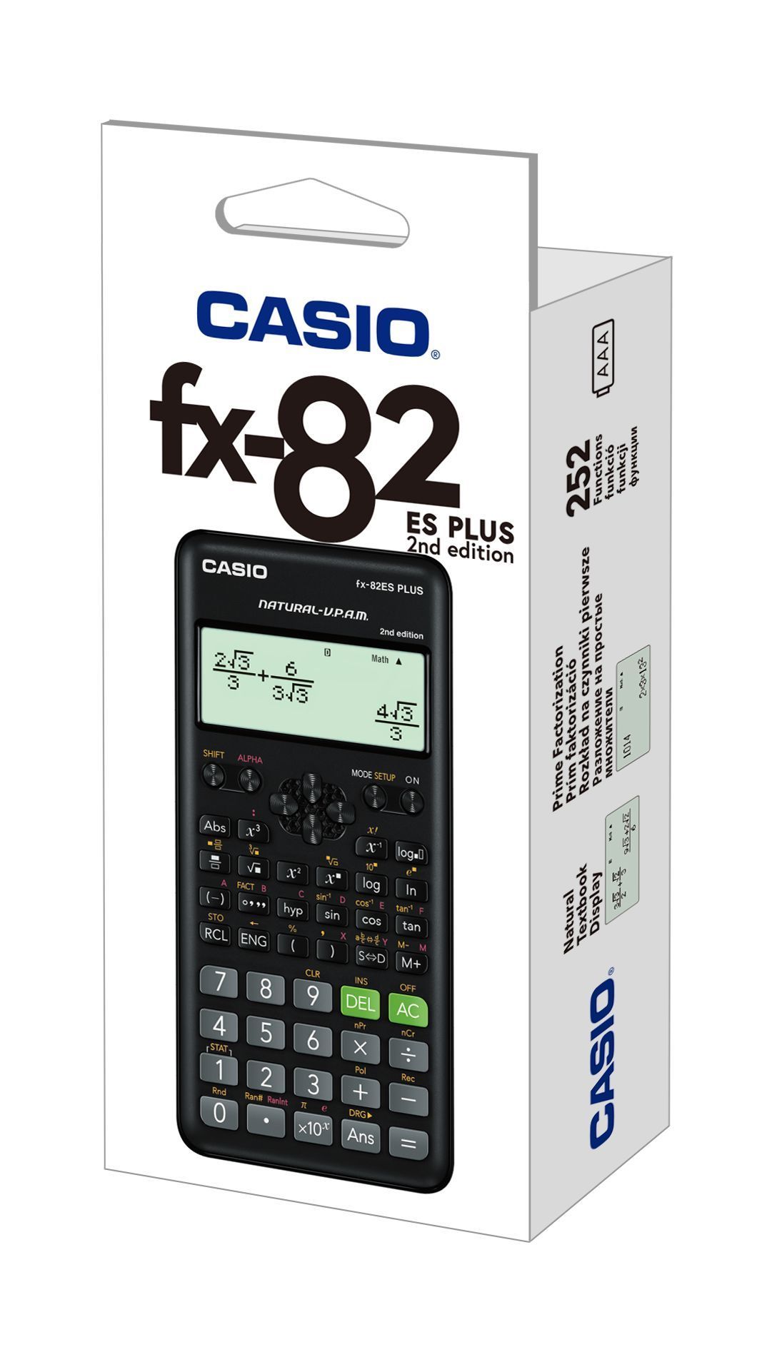 Mokslinis skaičiuotuvas CASIO FX-82ES PLUS II | Pegasas