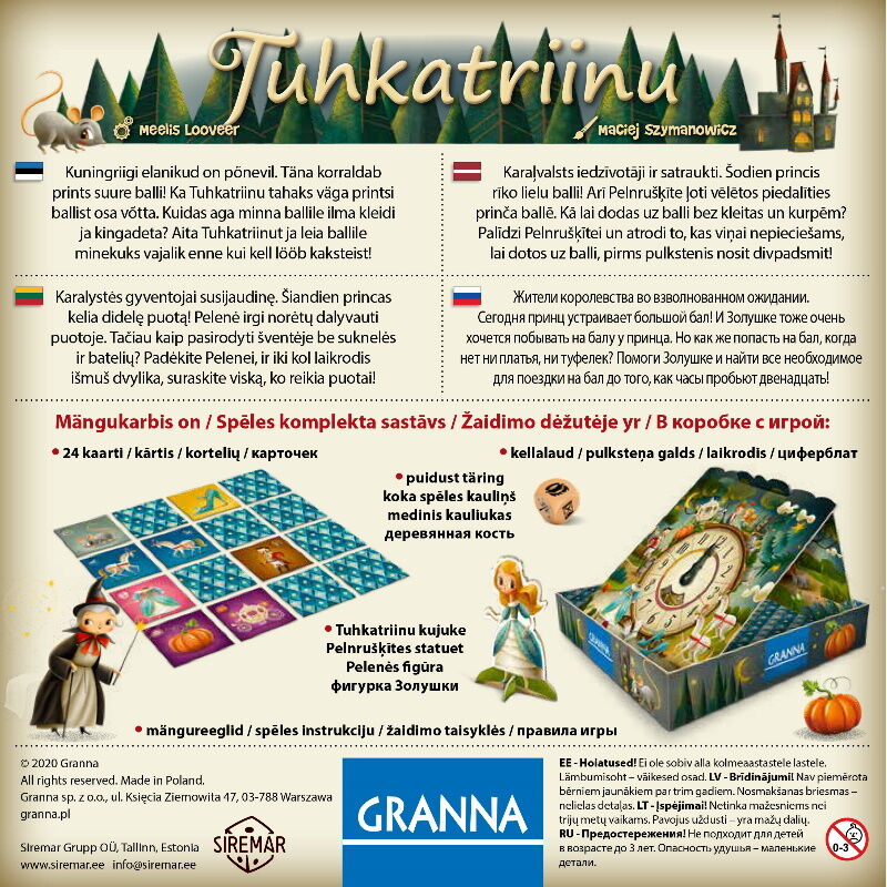 Stalo žaidimas CINDERELLA (Pelenė)